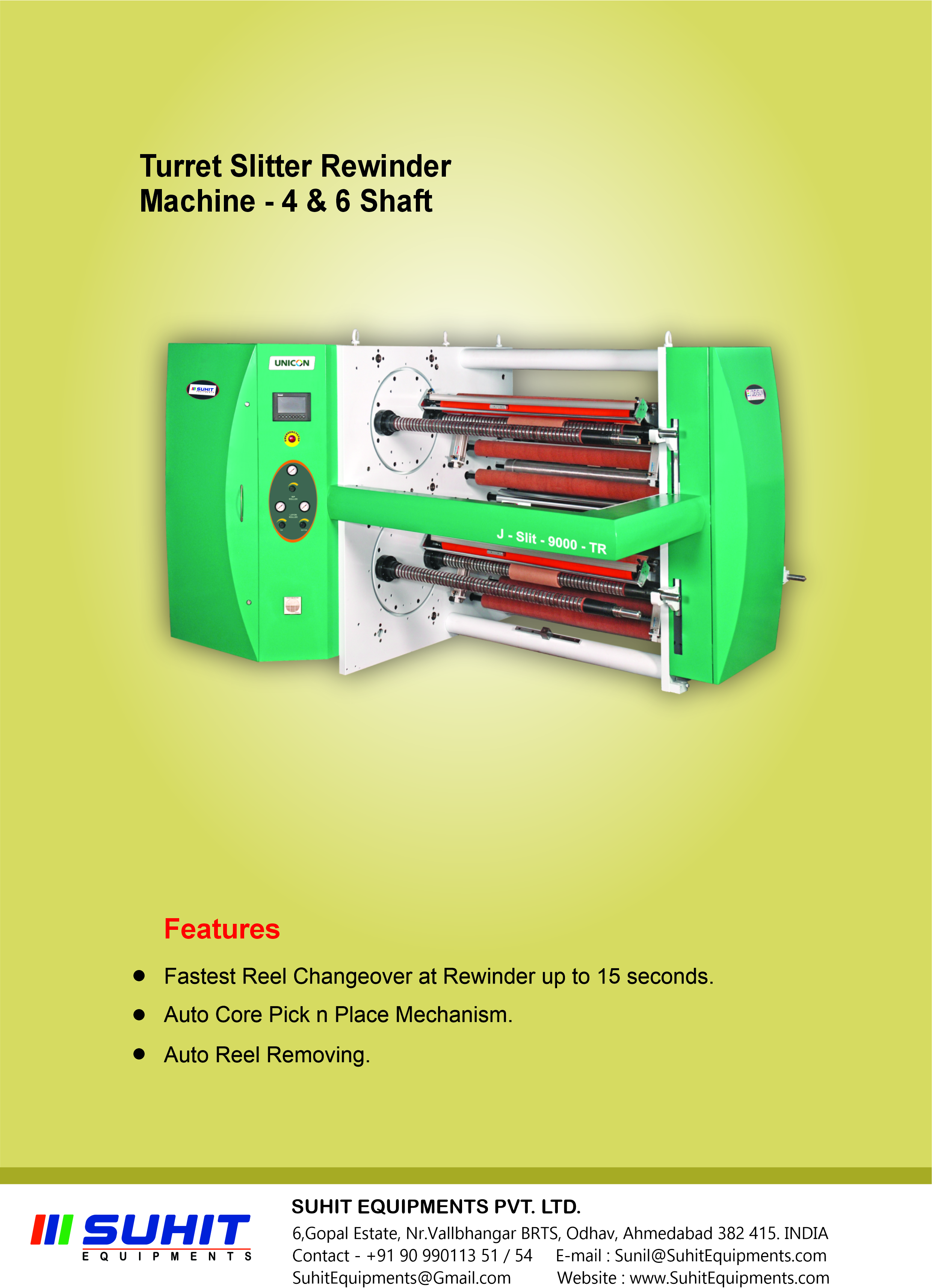 SUHIT Equipments | Precision Machine Manufacturing